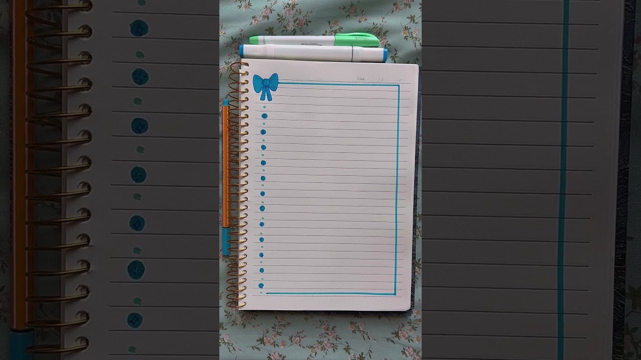 Ideas de márgenes bonitos para resaltar cualquier apunte 🫶