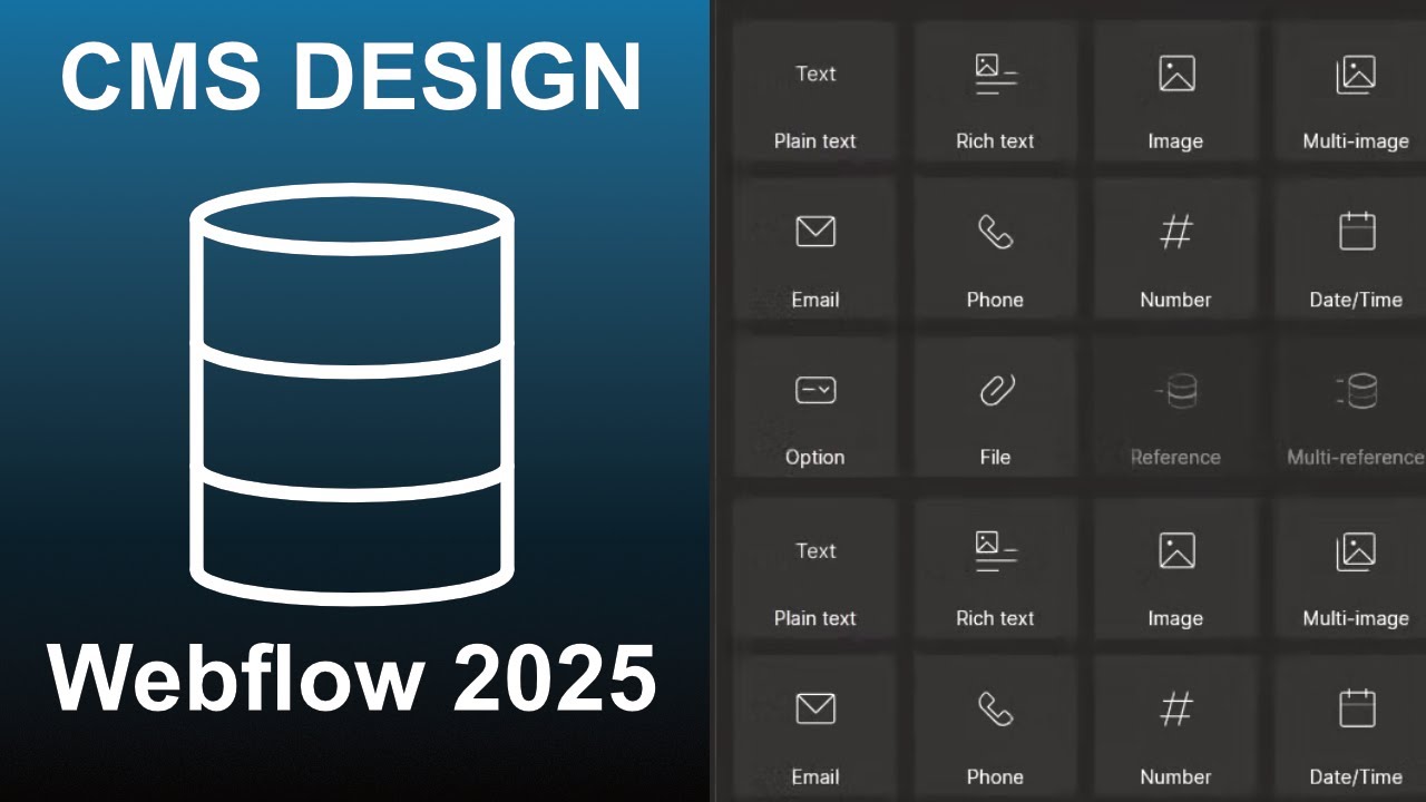 Learn Webflow in 2025! Lesson 4 Webflow CMS Tool