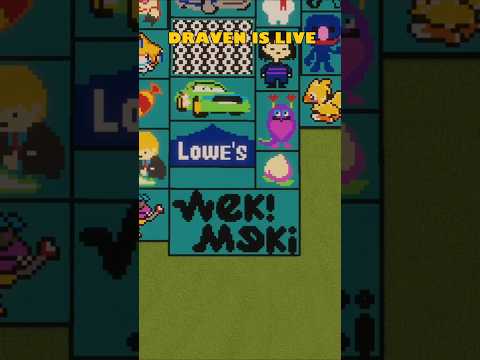 FALLING SAND ART - weki meki #minecraft #fallingsandart #pixelart