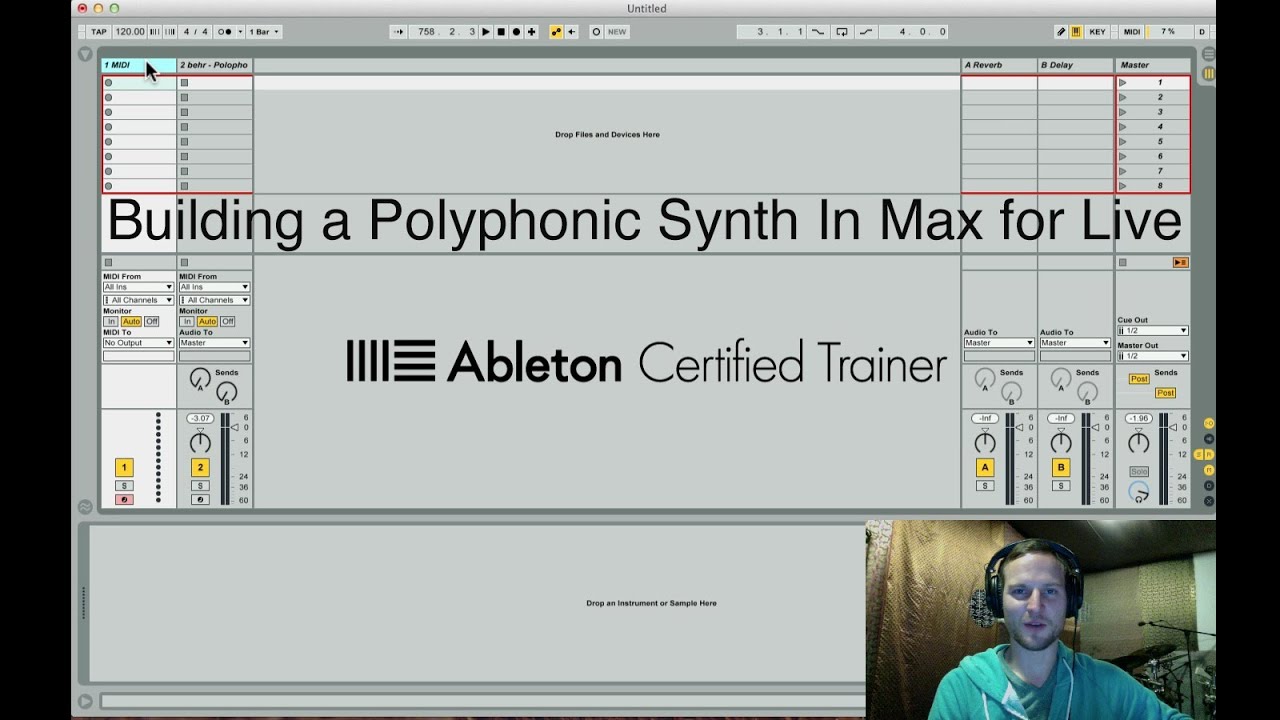 Building a Polyphonic Synth in Max4Live