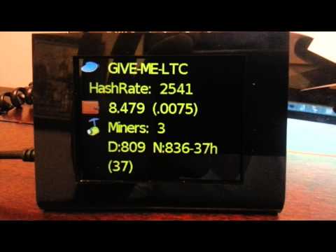 LCDSysInfo Litecoin Ticker Project