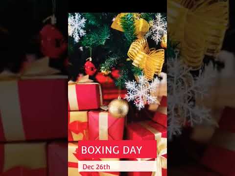 BOXING DAY MEANING