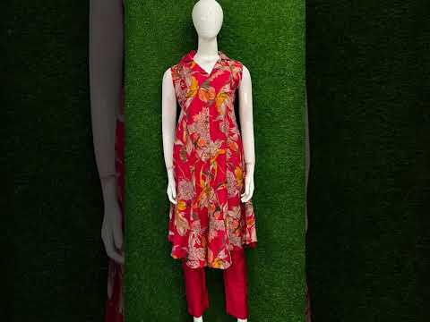 🔷Aline🔹3/4 Sleeves Attached🔷46 in length*Size : S,M,L, XL,XXL,**Price : 799+s 9962995244