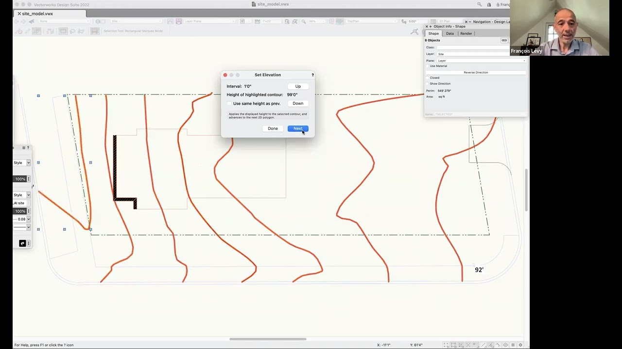 Austin Vectorworks Community, April 2022: Site Models