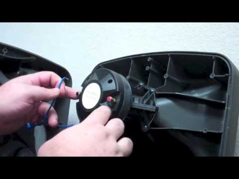 Replacing the high frequency driver in a Mackie SRM 450 - Dj MasterMind Video