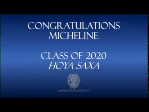 "Good Luck in Your Future Endeavors, Micheline D."