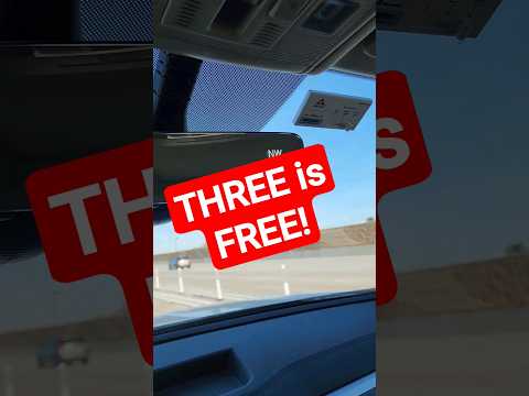 THREE IS FREE but don't be tricky - tested out 405 freeway express #tollroad #fasttrak #405 #freeway