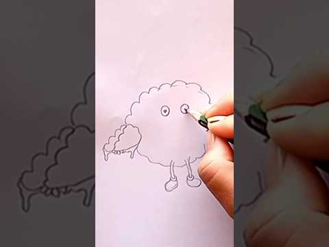 Brain no brain vecter cartoon character drawing#drawing #brain #shorts #short