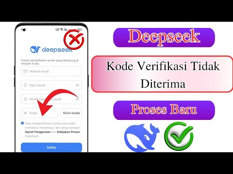 Kode Verifikasi DeepSeek Ai Tidak Diterima | Kode Pendaftaran DeepSeek Ai Tidak Berfungsi