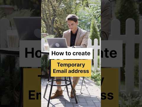 How to create Temporary email address #shortsfeed
