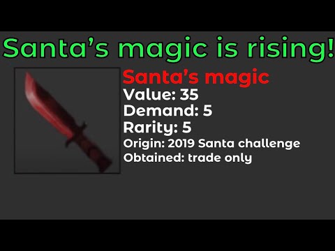 Santa's magic is RISING! Scratch set rises, Ginger gun rises (MM2 value list review)