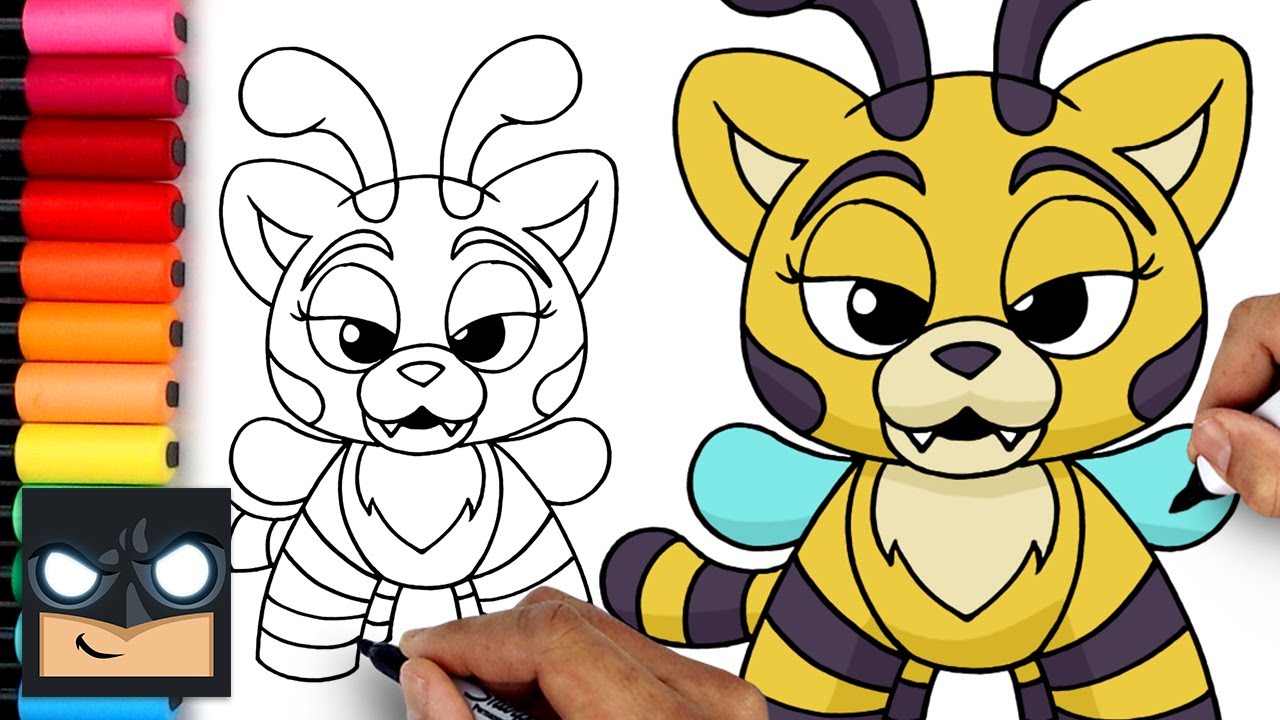 How To Draw Catbee | Poppy Playtime