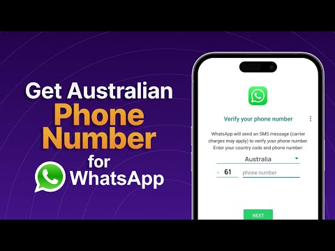 How to Get an Australian Virtual Phone Number for WhatsApp OTP Verification