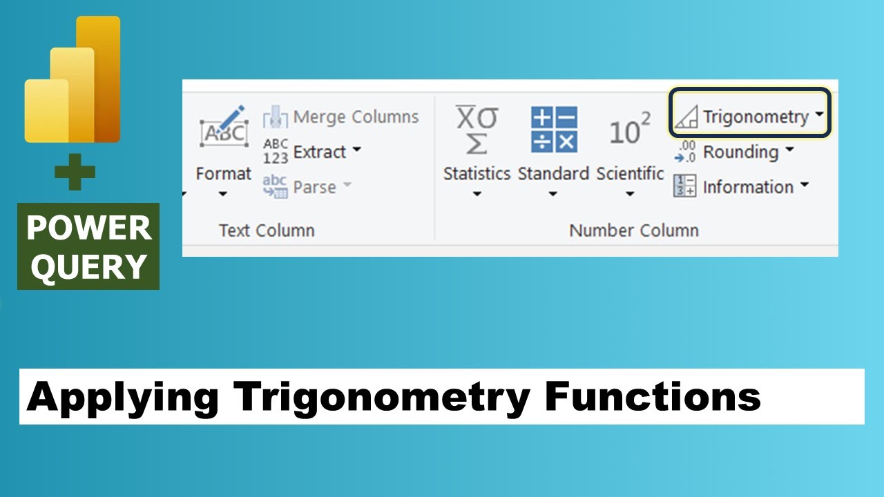 Power Query - Applying Trigonometry Functions