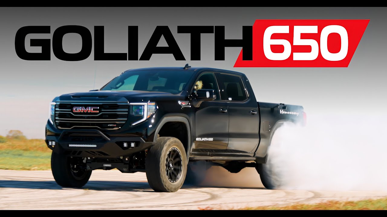Hennessey Goliath 650 Off-Road GMC Sierra Costs Insane Money, Power ...