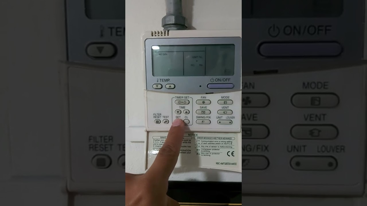 Ajuste de código 0F. Operación solo frío.