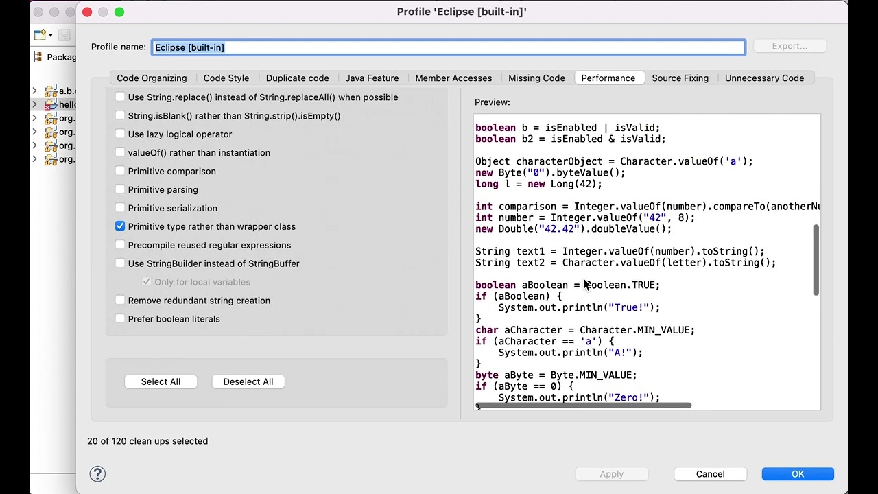 easy code refactoring eclipse