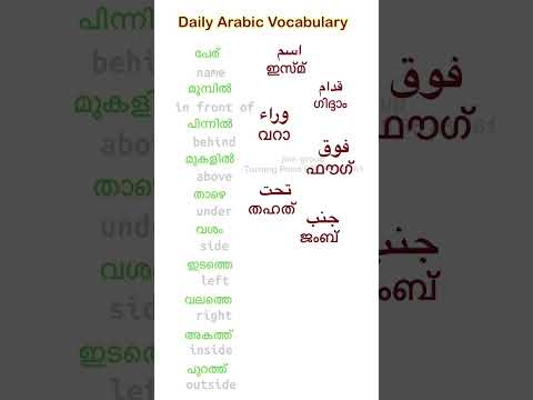 19 Spoken Arabic Malayalam സ്പോക്കൺ അറബിക് I ഗ്രൂപ്പിൽ join ചെയ്യാൻ 7306651622 ൽ വാട്ട്സപ്പ് ചെയ്യൂ