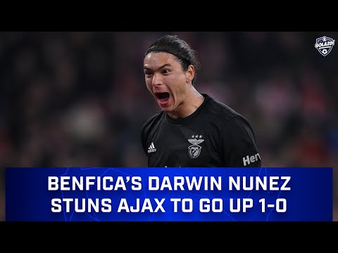 Benfica's Darwin Nunez Shocks Ajax With Late Goal | Champions League Round of 16
