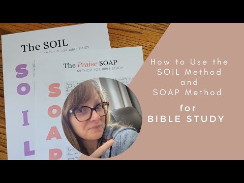 How to Use SOAP Method of Bible Study with Bible Reading Plan | Bible Study Tips