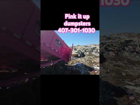 dumpster rentals for roof jobs available #centralflorida #orlando #pinkitupdumpsters #2025