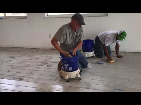 Tile Eze TZ 5000 Working with "TEC" Power Grout