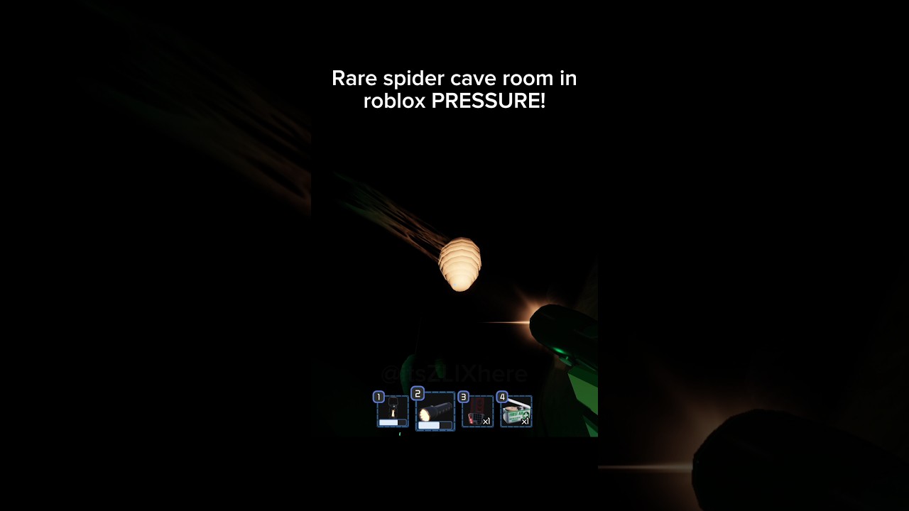 Rare spider cave room in PRESSURE! #roblox #robloxpressure #pressure #spider #spidercave #sebastian