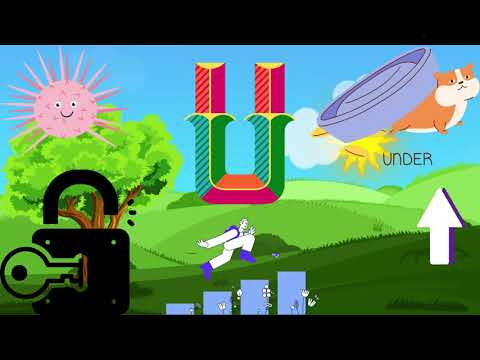 Learn some common words that start with letter U |#phonics #kids #abcd #alphabets #toddlers #english
