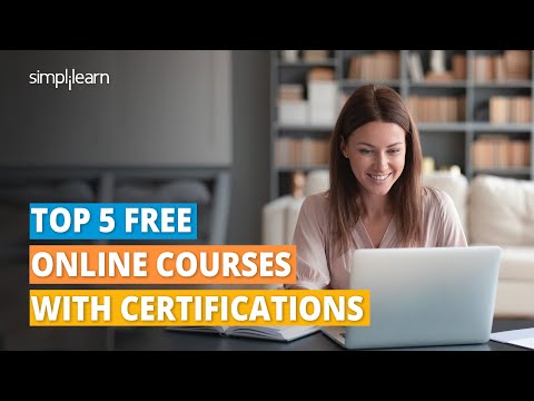 Top 5 Free Online Courses With Certifications | Highest Paying Certifications 2023 | Simplilearn
