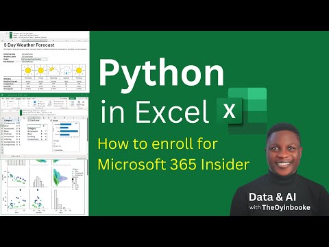 How to Enable Python in Excel - Enable Microsoft 365 Insider