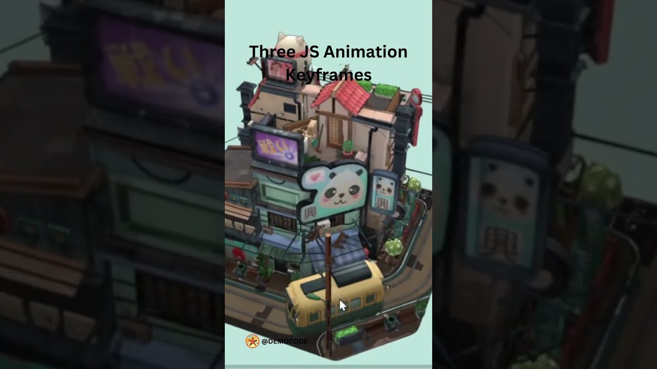 Three JS Animation Keyframes || #animation #css #threejs #coding #softwareengineer