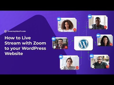 How to Live Stream with Zoom to your WordPress Website (easy tutorial)