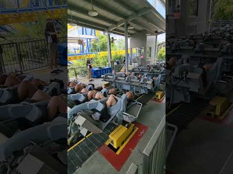 This roller coaster is INSANE! #shorts