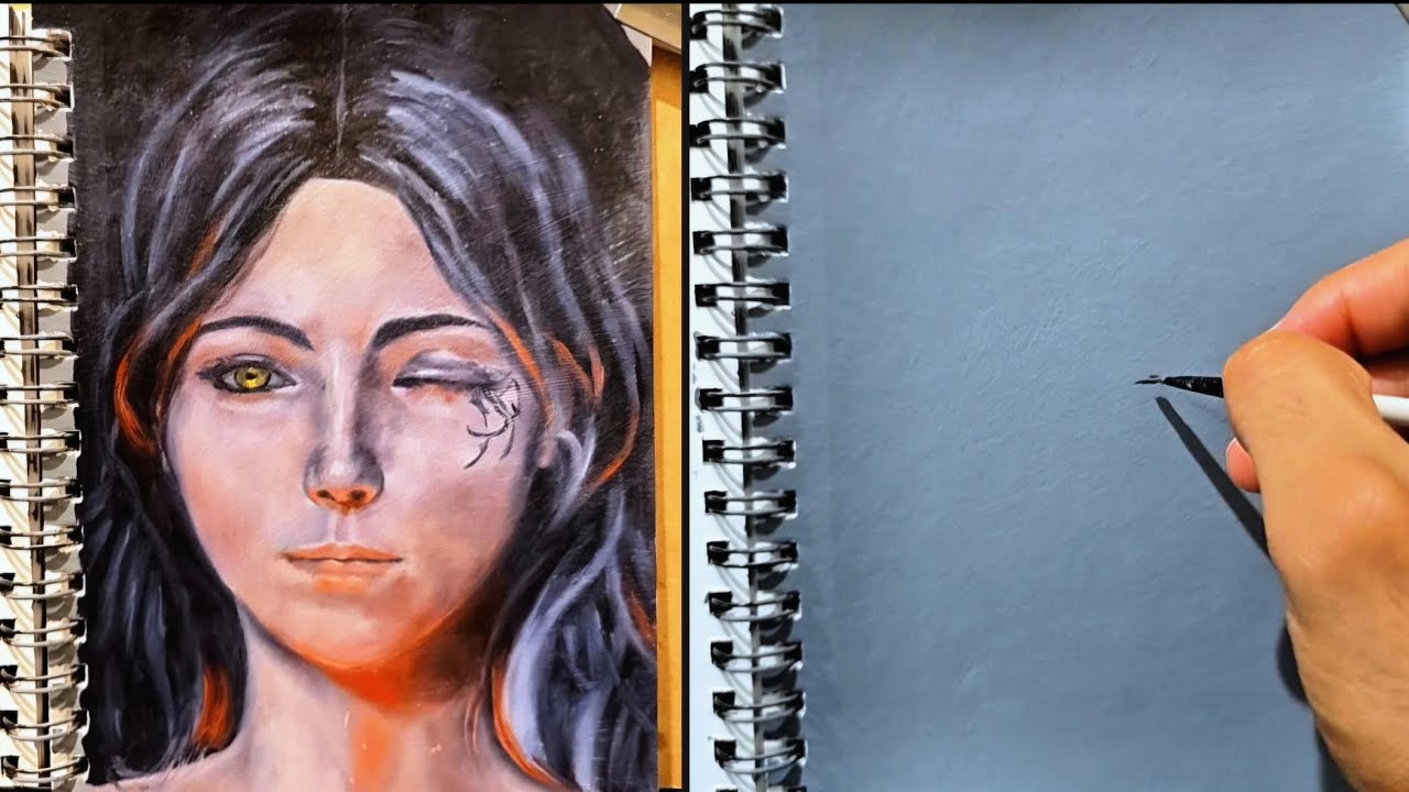 Melina Elden Ring Portrait in Oil Paint
