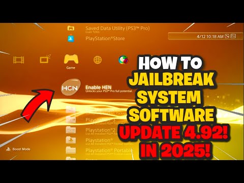 PS3 4.92 HEN JAILBREAK!