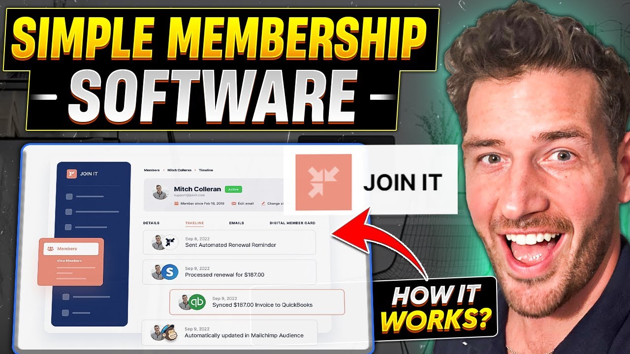 How Does Join It Work? Setup Membership Software in Only 7 Minutes | Demo 💻