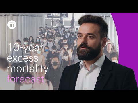 Will COVID-19 keep excess mortality rates high until 2033?