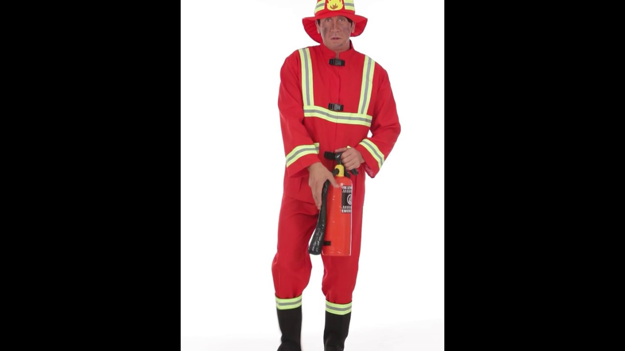 Disfraz de Bombero para adulto.