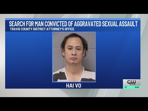 Law enforcement searching for man convicted of aggravated sexual assault