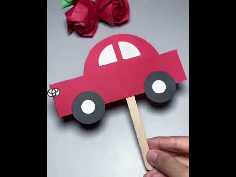 how to make car with paper no glue #learningactivitiesforkids #viral #kidsactivities #activity
