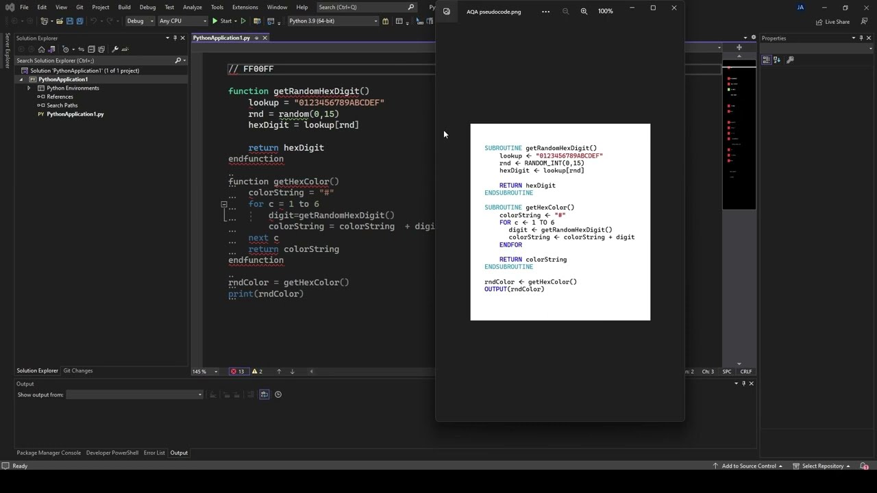 Converting pseudo code to Python 3