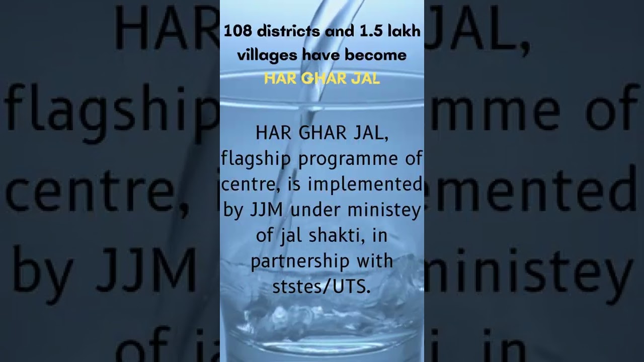 JAL JEEVAN MISSION JJM ACHIEVES 50% COMPLETION MILESTONE