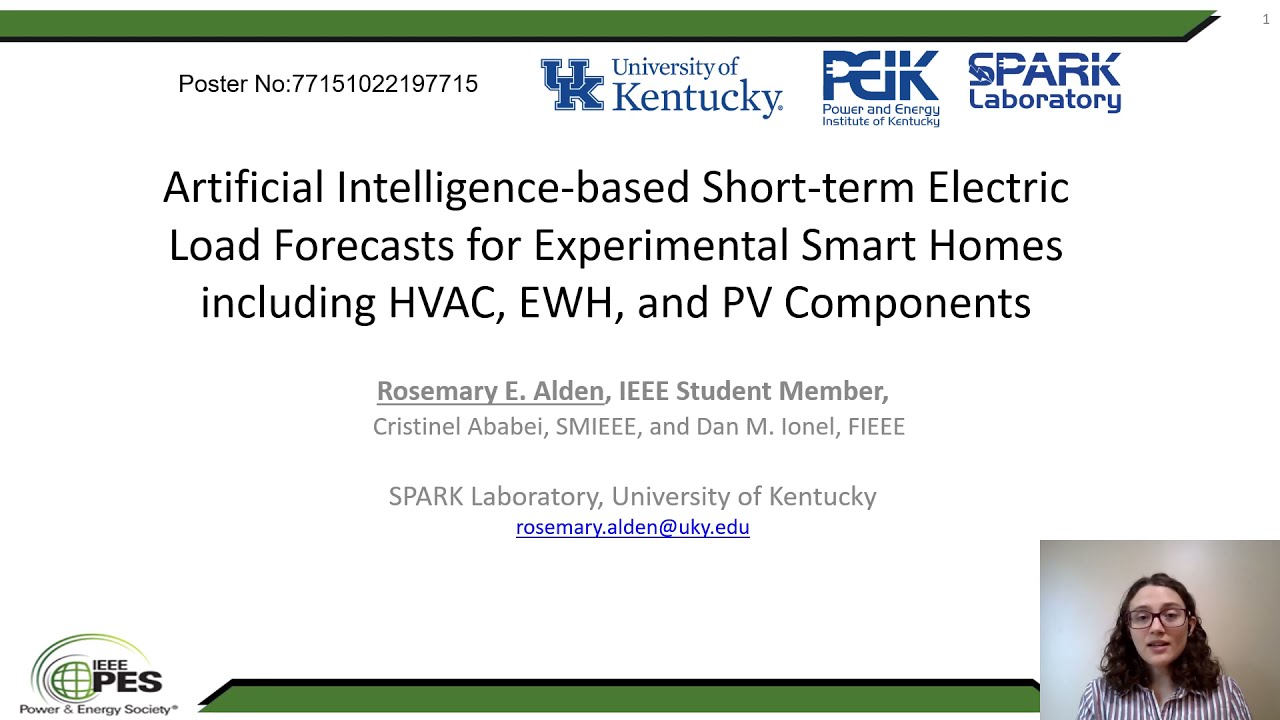 Artificial Intelligence-based Short-term Electric Load Forecasts for Experimental Smart Homes...