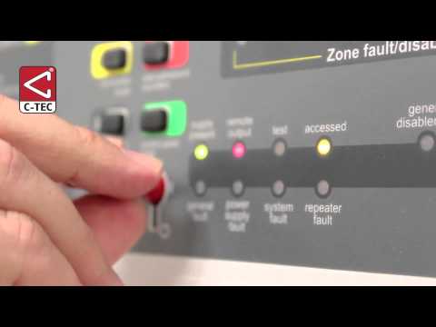 How to silence and reset a CFP fire alarm panel