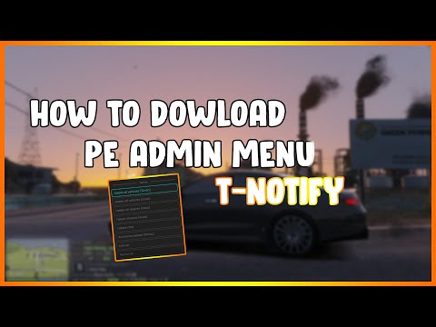 FiveM PE-AdminMenu + T-Notify - Install Tutorial