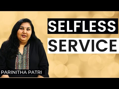 Selfless Service! | Parinitha Patri | PMC English