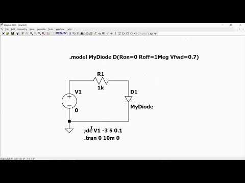 LT Spice Tutorial - EP 7 - Transient Simulation and Limiter Circuit