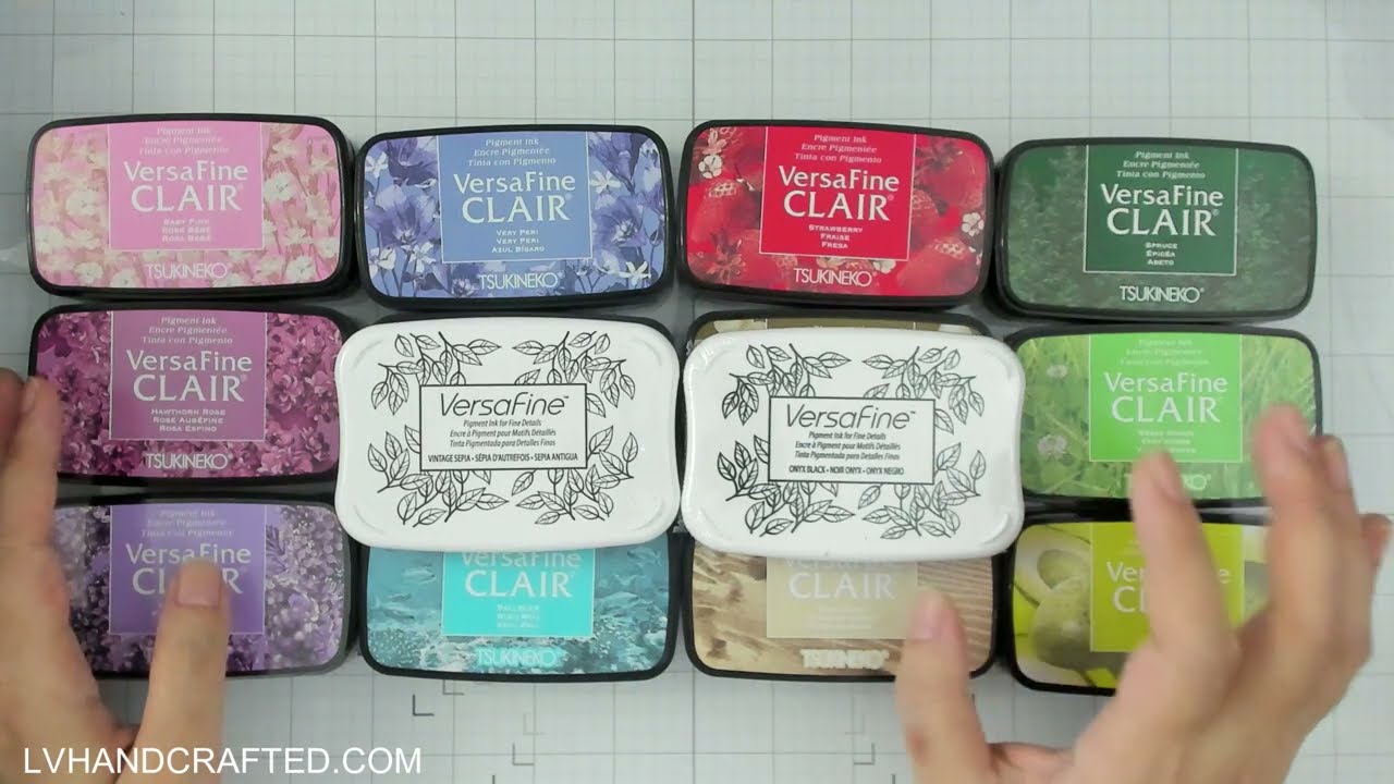 Crafty Haul - Swatching the New (and old) VersaFine Clair Inks