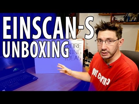 Shining3D Einscan-S 3D Scanner Unboxing and First Use