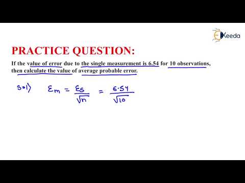 2nd Numerical of Most Probable Error - Fundamental Concepts of Surveying - Geomatics Engineering ...